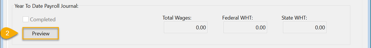 Payroll Tax Reports Control Center