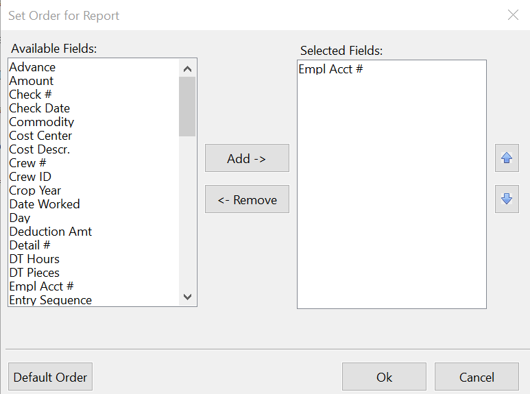 Custom Daily Payroll/Batch Report